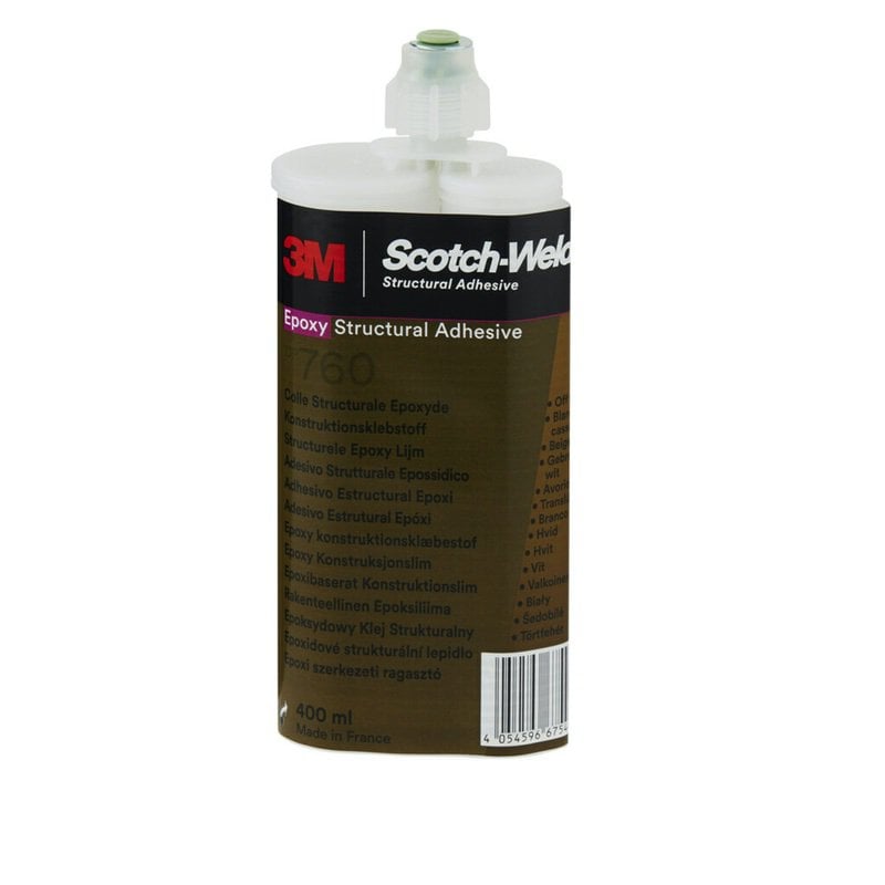Structural Adhesives: 3M™ Scotch-Weld™ Epoxy Adhesive DP760, White, 400 ml